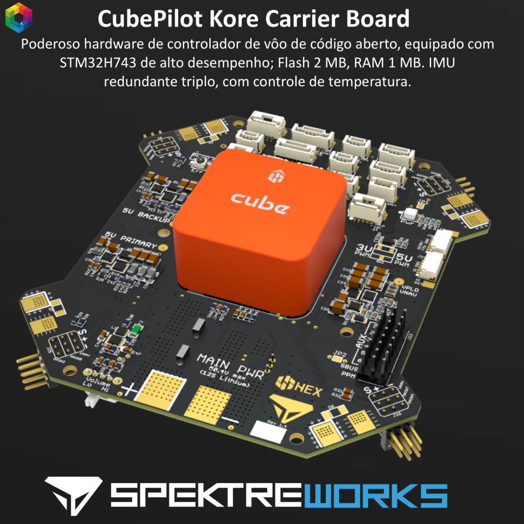 CubePilot SpektreWorks Kore Multi-Rotor Carrier Board for the Cube Drones & UAVs