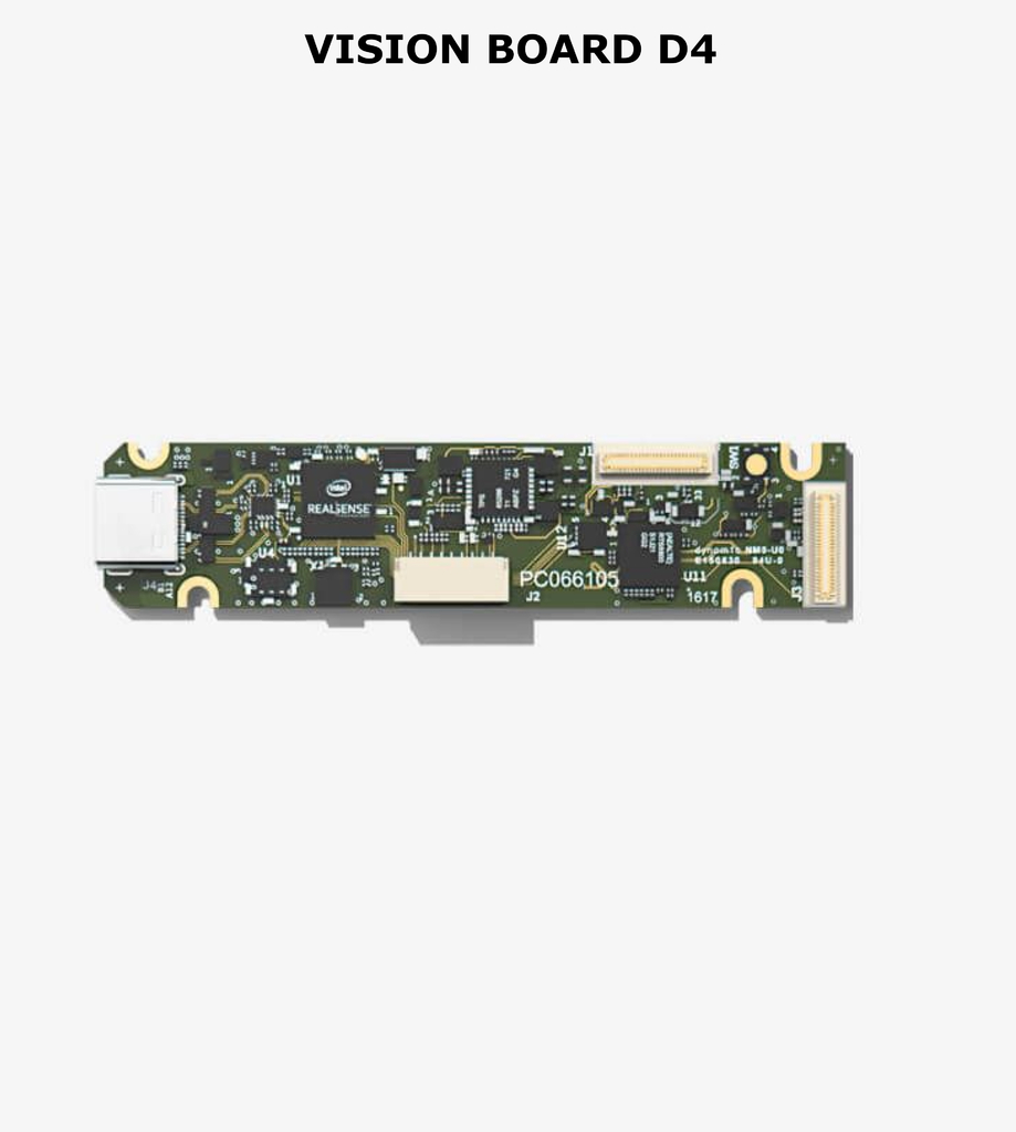 Intel RealSense Depth Module D450 + Vision Processor D4 Board Bundle ...