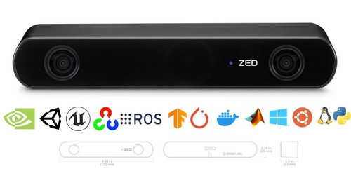 Stereolabs ZED 2 Stereo 3D Camera - Loja do Jangão