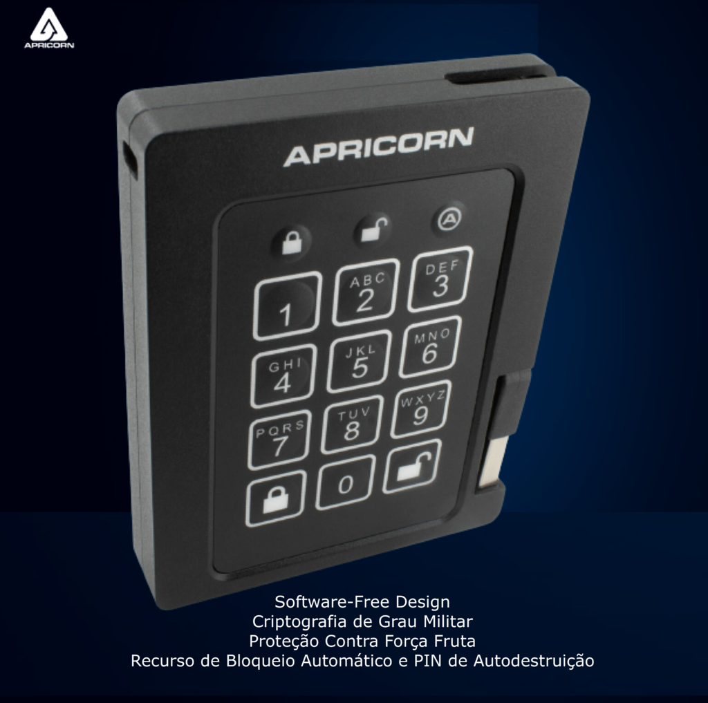 Apricorn Aegis 4 TB Padlock | SSD Portátil | USB 3.0 Robusto | Aegis ...