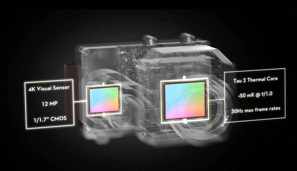 FLIR XT2 Camera Termal & Multi Espectral IP44 Dual Payload Drone Gimbal ...