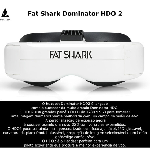 Fat Shark Goggles Dominator HDO2 Bundle Drone & UAVs