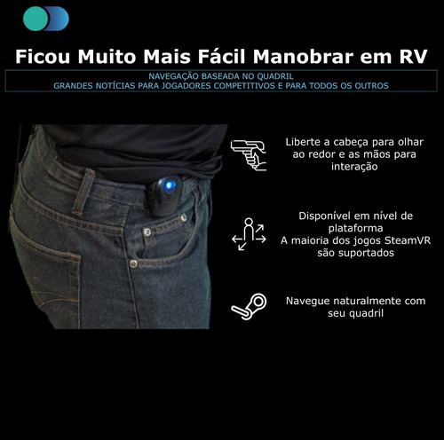 Decamove VR Tracker Quadril l Ficou muito mais fácil manobrar em VR l ...