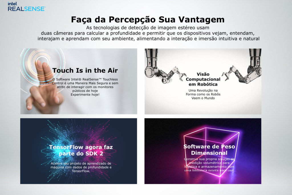 Intel RealSense Depth Module D450 + Vision Processor D4 Board Bundle ...