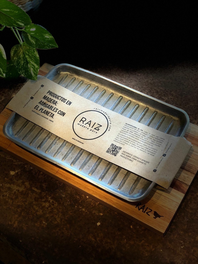 TABLA LACAR CON BIFERA DE ALUMINIO - Santo Bife