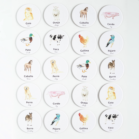 Juego de Memoria Animales de la Granja