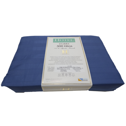 Sabana Hotel Dobby Queen 300 Hilos - Almacen de Blancos