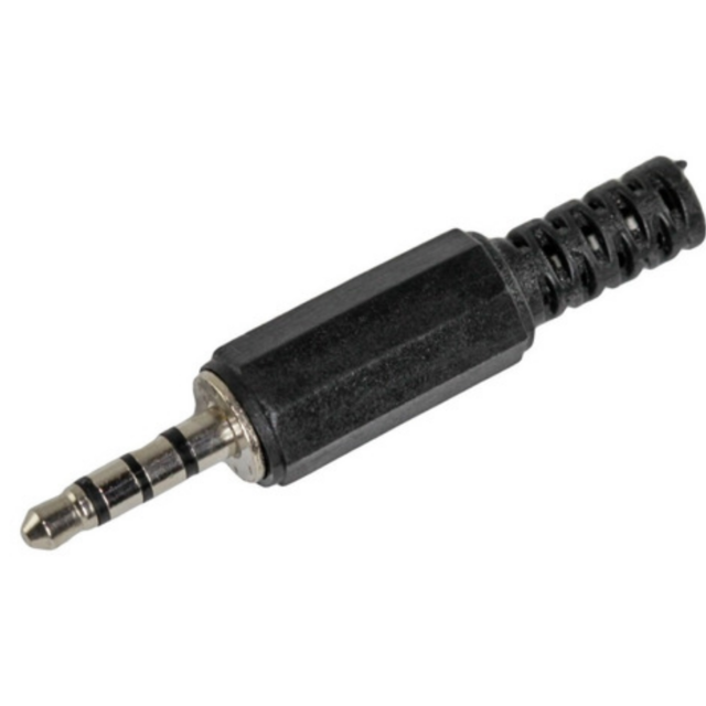 FICHA CONECTOR MINI PLUG MACHO STEREO 3.5MM - Click
