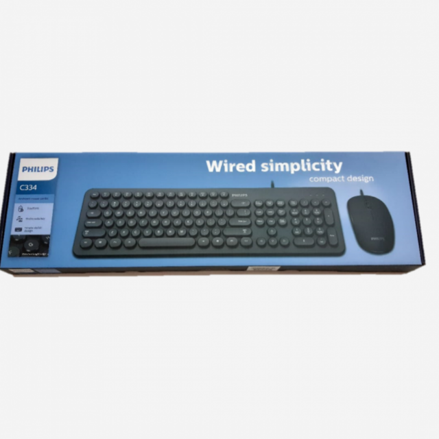 KIT TECLADO + MOUSE PHILIPS C334 USB - Comprar en Click