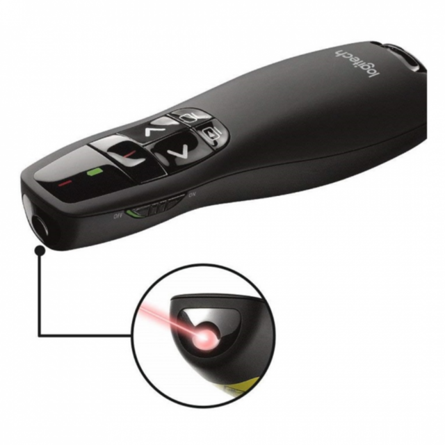 PUNTERO PRESENTADOR LASER LOGITECH R400 - Click