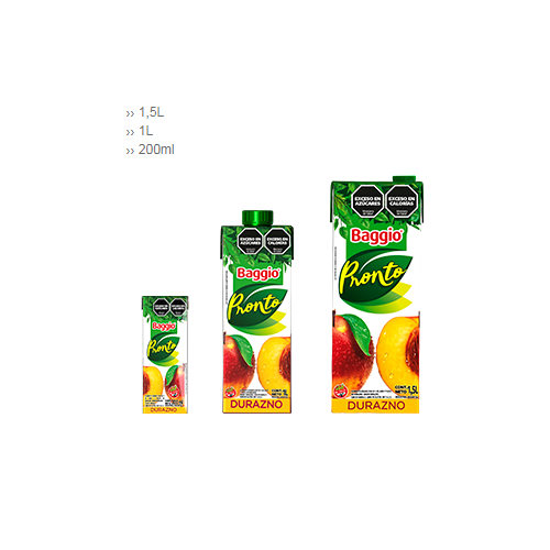 Baggio Pronto x 1500 cc - Distribebidas La Plata