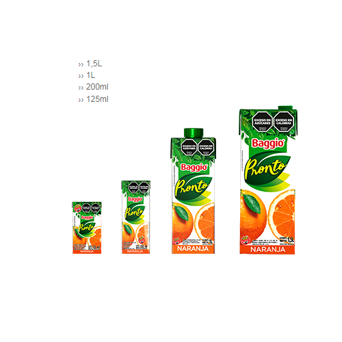 Baggio Pronto x 1500 cc - Distribebidas La Plata