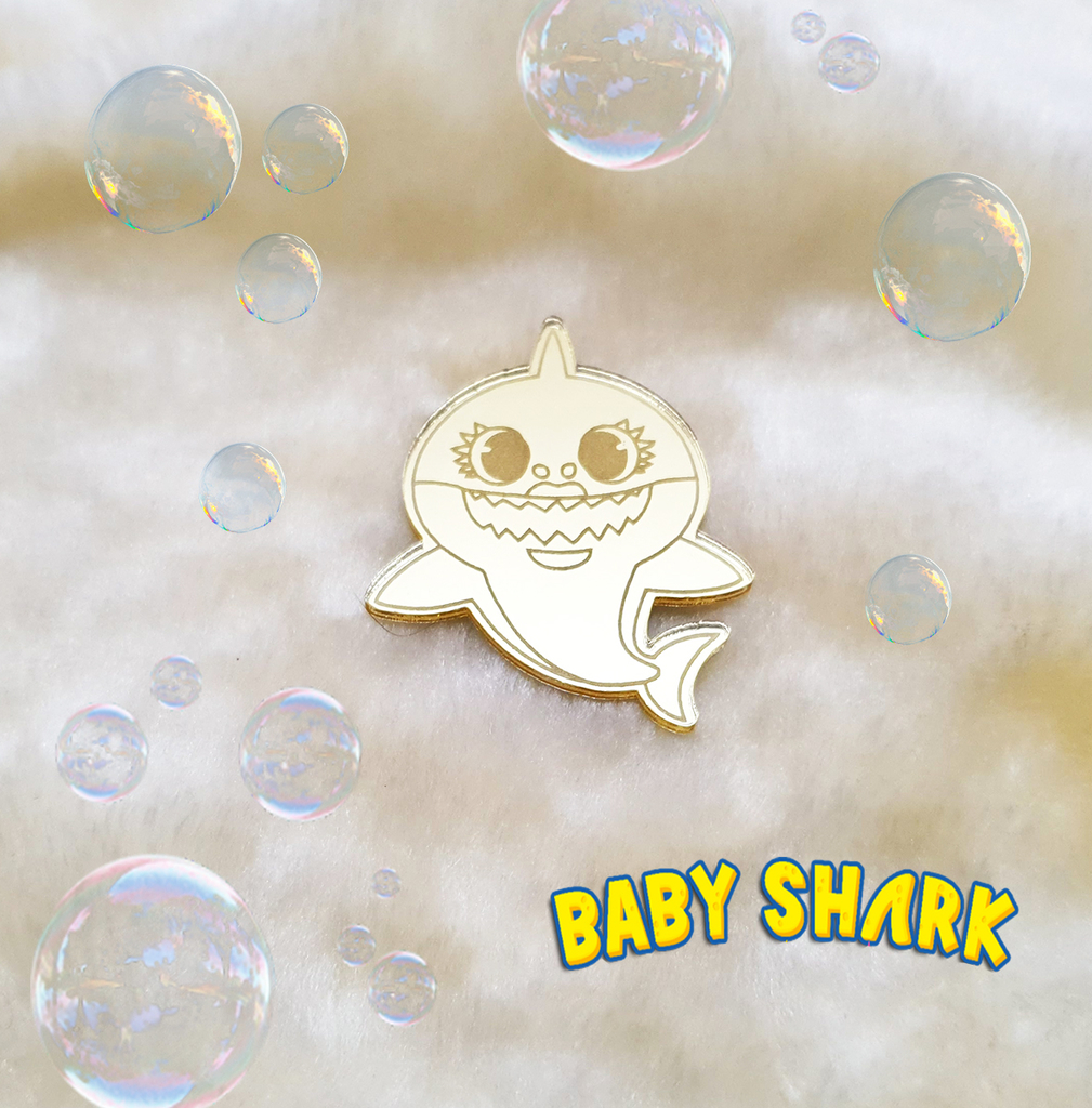 10 - Apliques Baby Shark Pink Fong - Try Laser