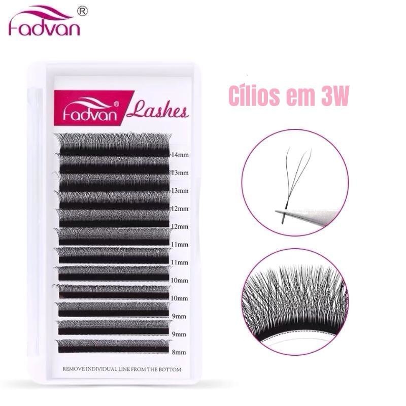 Cílios em 3W volume egípcio - Cílios Expert