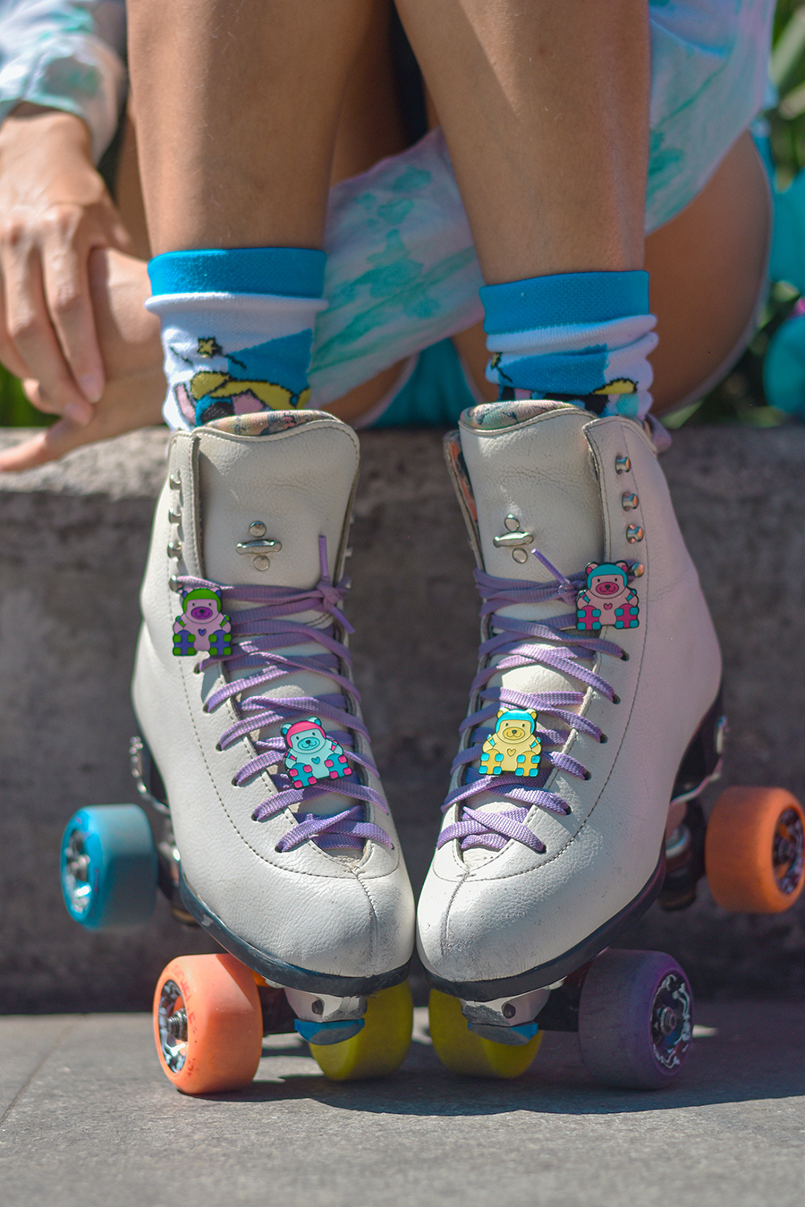 Caja de 4 Dijes Skate Bears* - Priscila Tnd SHOP