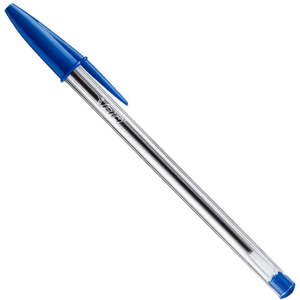Caneta esferográfica Bic cristal azul Dura+ - JFKas