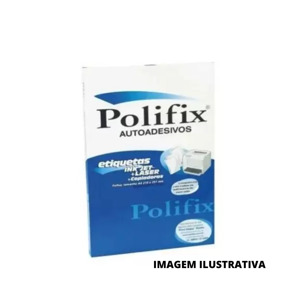 Etiqueta PL6080 25x66 Polifix (com 300 unidades)