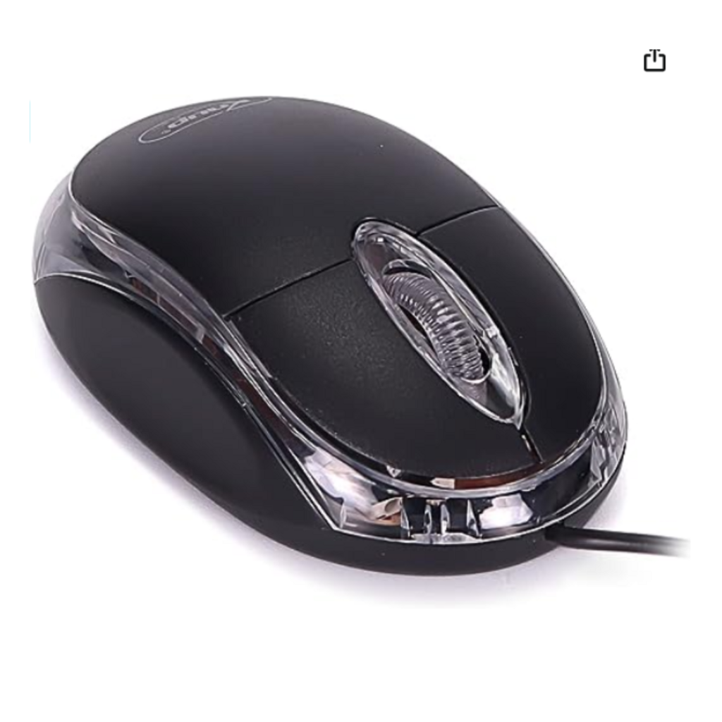 Mouse Óptico Knup USB Scroll Compacto Led