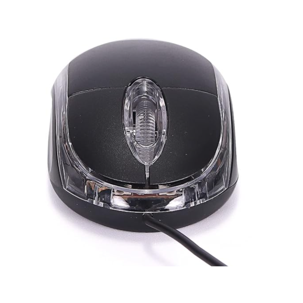 Mouse Óptico Knup USB Scroll Compacto Led