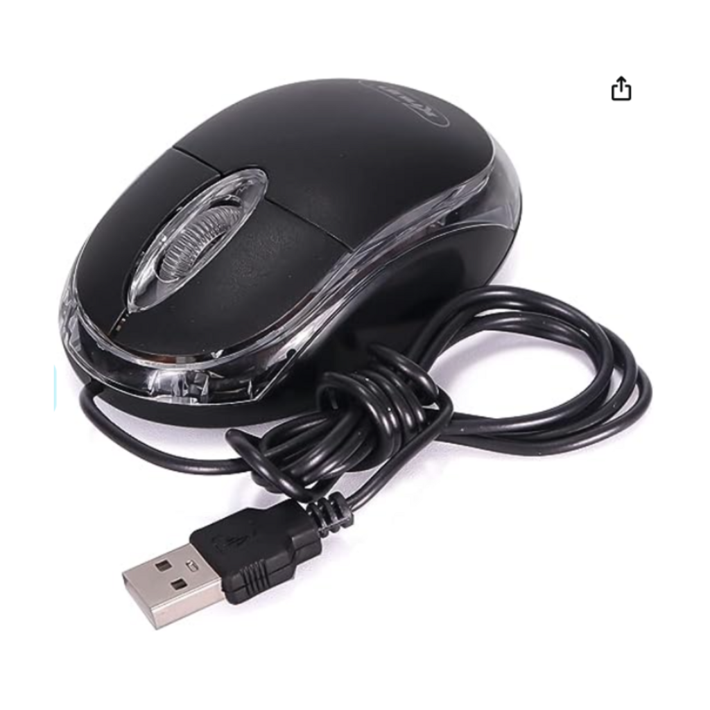Mouse Óptico Knup USB Scroll Compacto Led