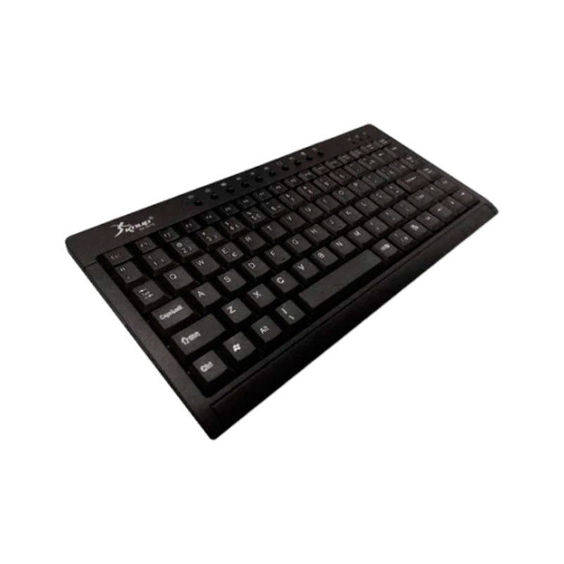 Mini Teclado USB Multimídia ABNT2 Preto KP-2013 Knup