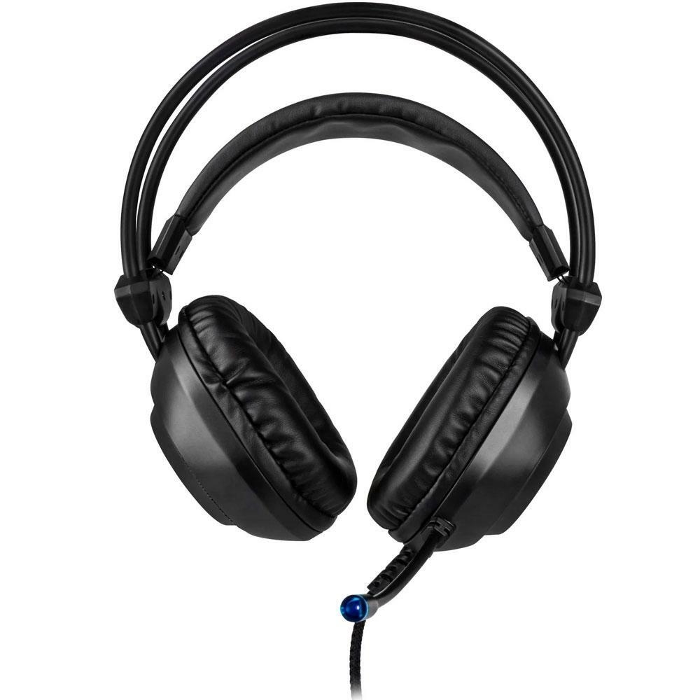 Headset Gamer Fortrek Crusader Led Rgb P2 C Adaptador P3 Pega Em Toda