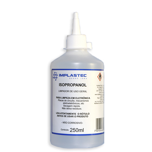 Álcool Isopropílico Implastec 250ml Álcool Isopropílico Implastec 250ml