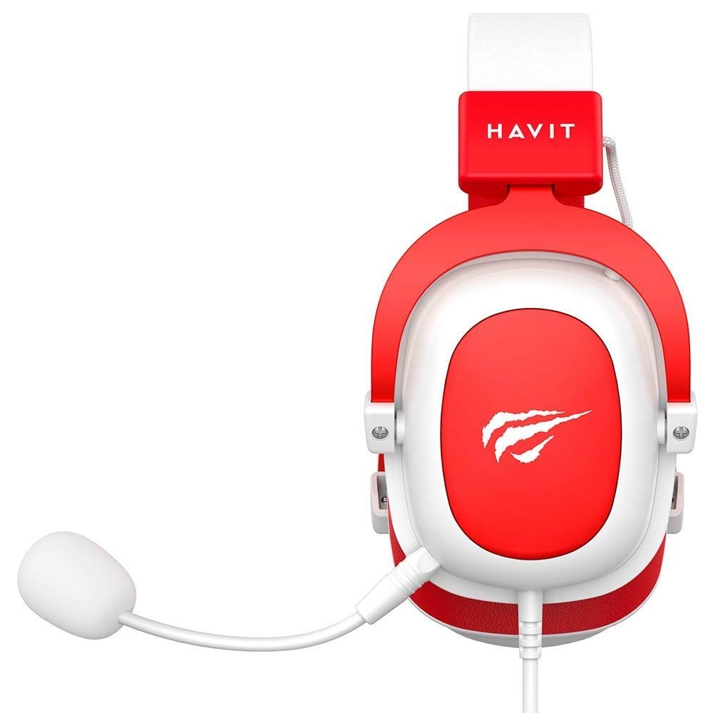 Headset Gamer Havit H2002D Red/White