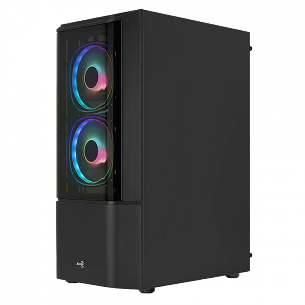 Gabinete Gamer Aerocool Quantum V2 c/ 3 Fans Led RGB ATX, Micro-ATX e
