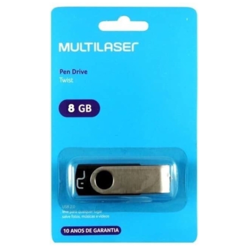 Pen Drive 8GB Multilaser