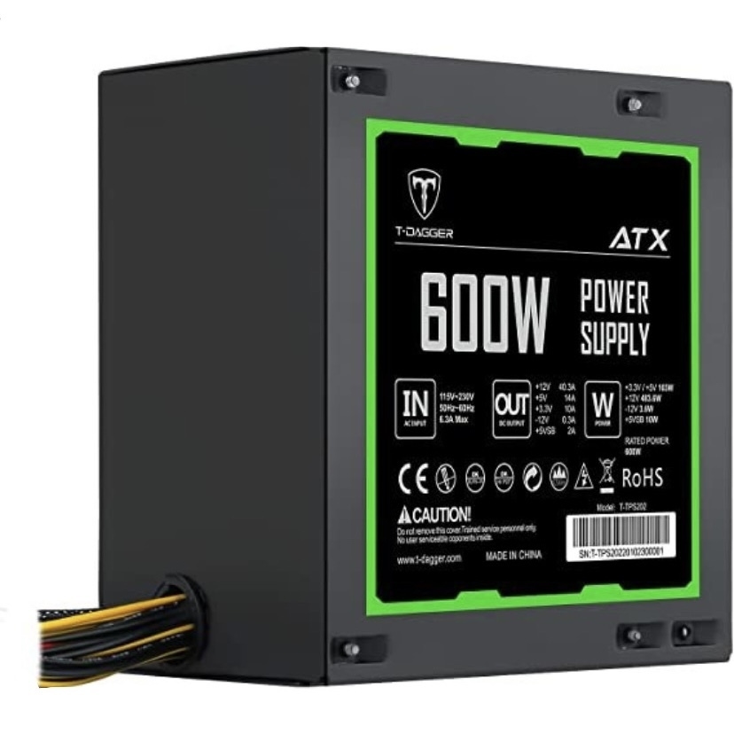 Fonte ATX 600W T-Dagger