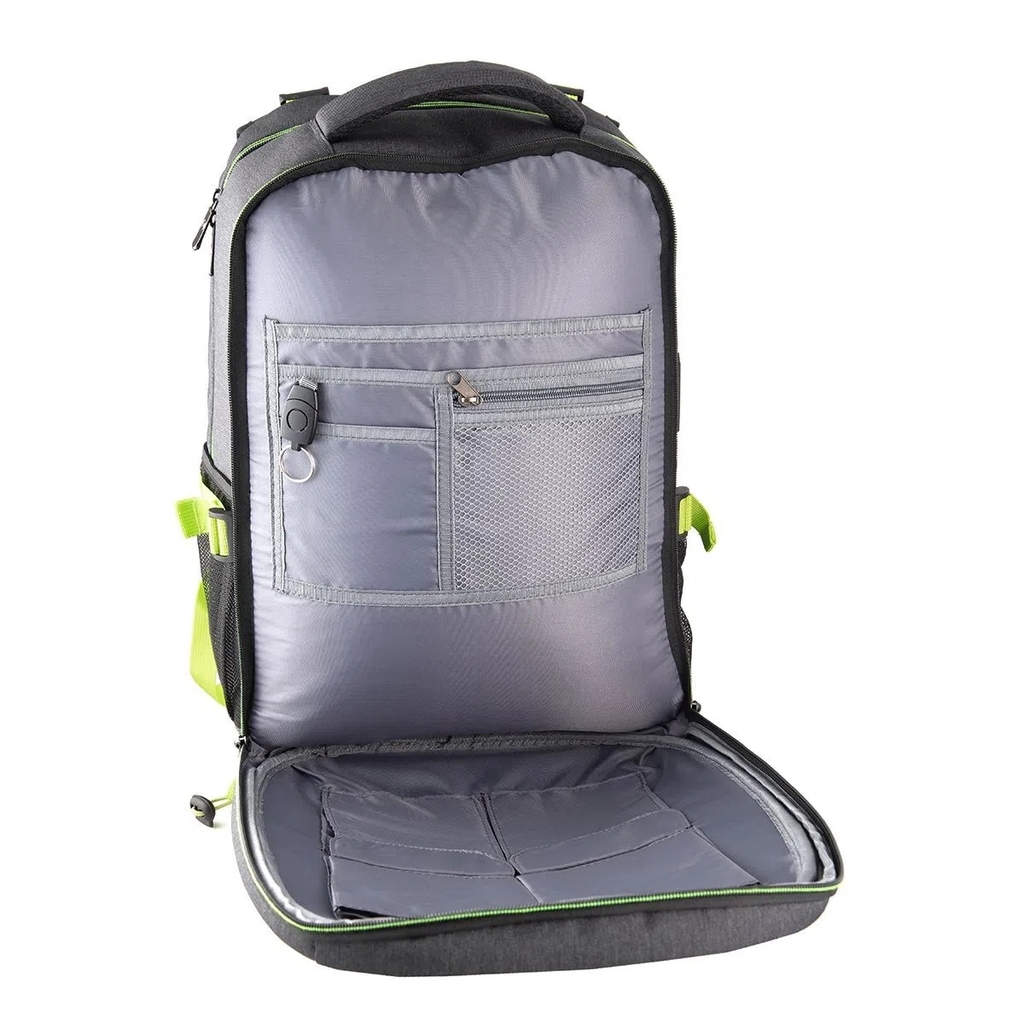 Mochila Gamer para Notebook 15.6" M4 Preta com Verde GT