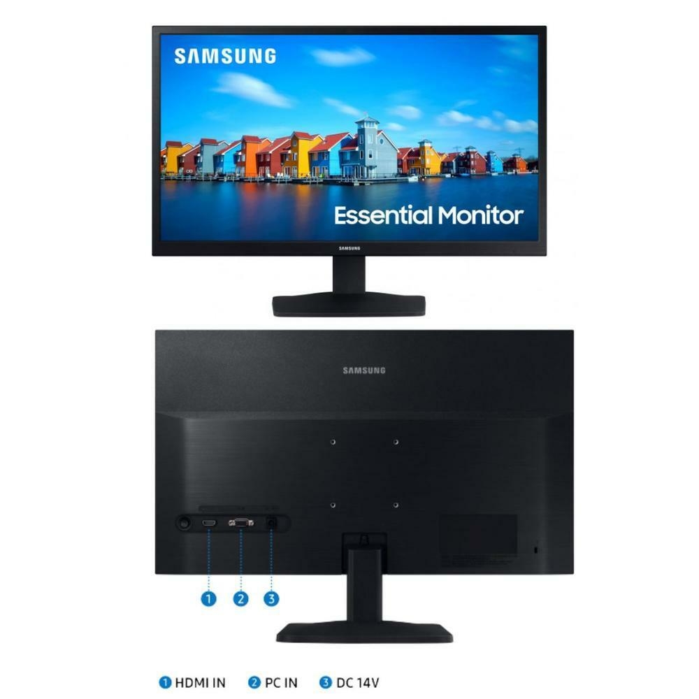 Monitor Samsung 22" Led Full HD 60Hz 5ms Widescreen Hdmi/VGA LS22A33ANHL