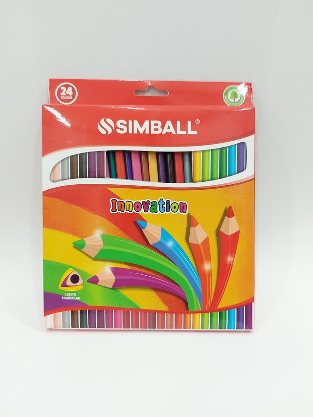 Lápices de colores simball innovation x24