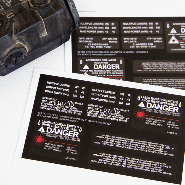 Stickers AN/PEQ 15 - Waypoint - Insumos Tácticos