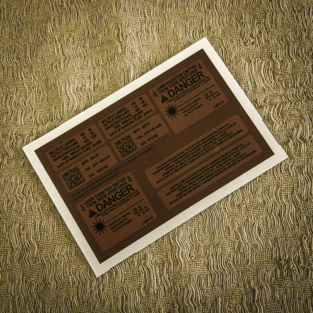 Stickers AN/PEQ 15 - Waypoint - Insumos Tácticos