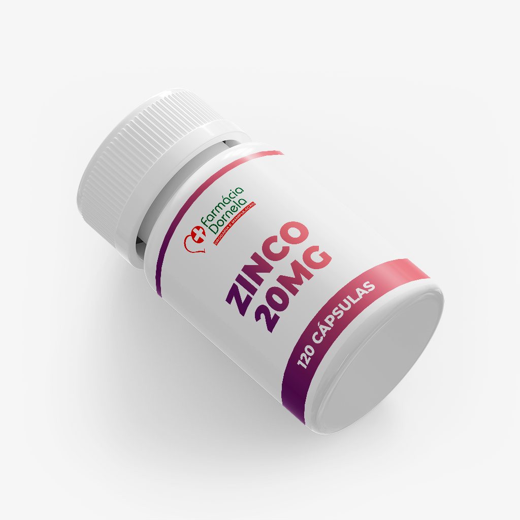 Zinco 20mg 120 Cápsulas - Comprar em Farmácia Dornela
