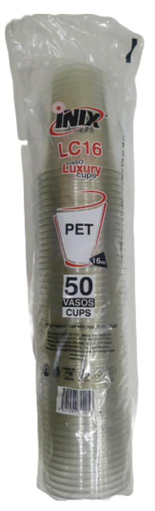 50 Vasos Inix 16 oz, LC16 - Comprar en Allweek