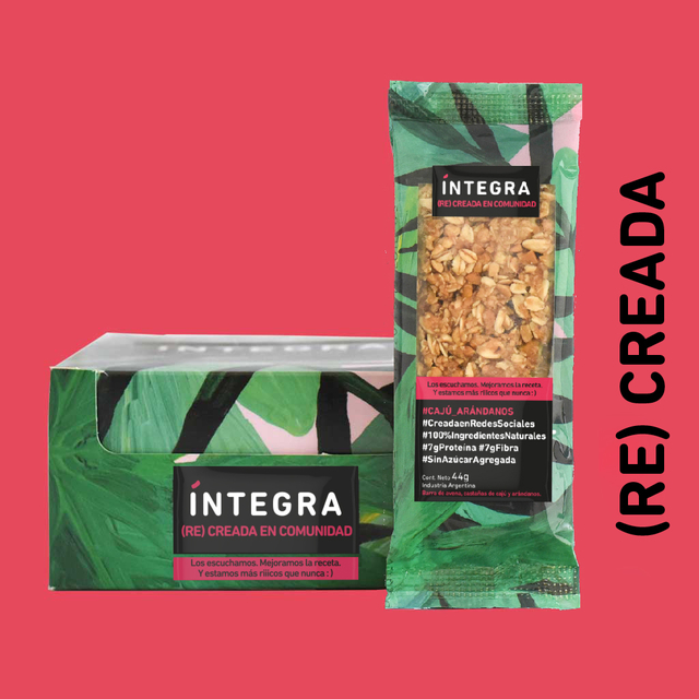 Barrita Integra Cajú y arándanos - Frutos del noa