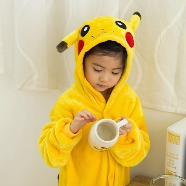 Pijama Infantil Pikachu Animada - MoonKey Store