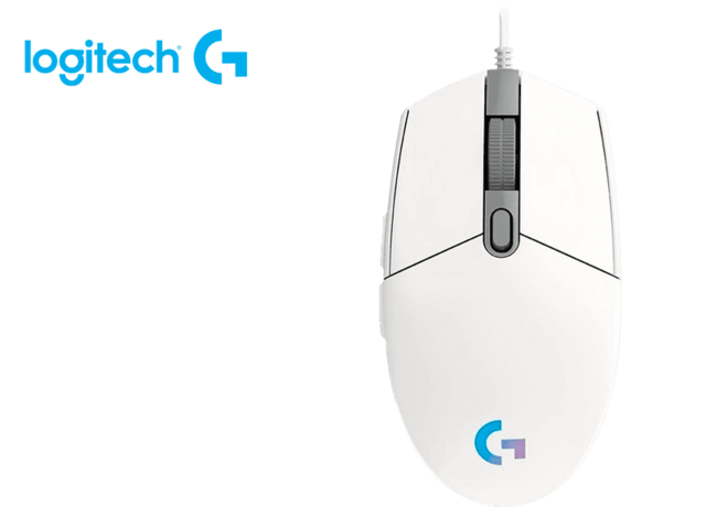 Mouse Logitech G203 Gaming Lightsync White - Techfield