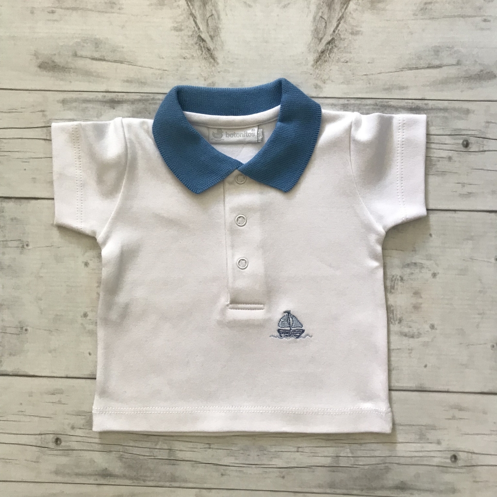 Chomba cuello celeste - Comprar en BOTONITOS