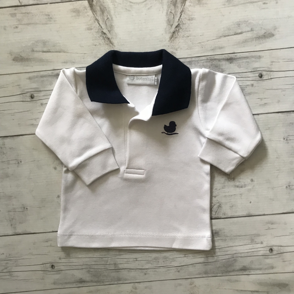 Chomba cuello azul - Comprar en BOTONITOS