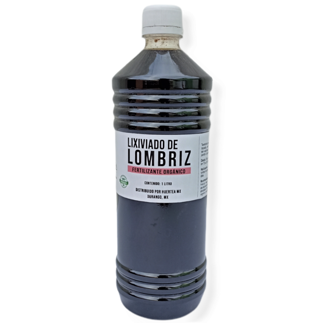 Lixiviado de humus de lombriz, 1 litro - Huertea