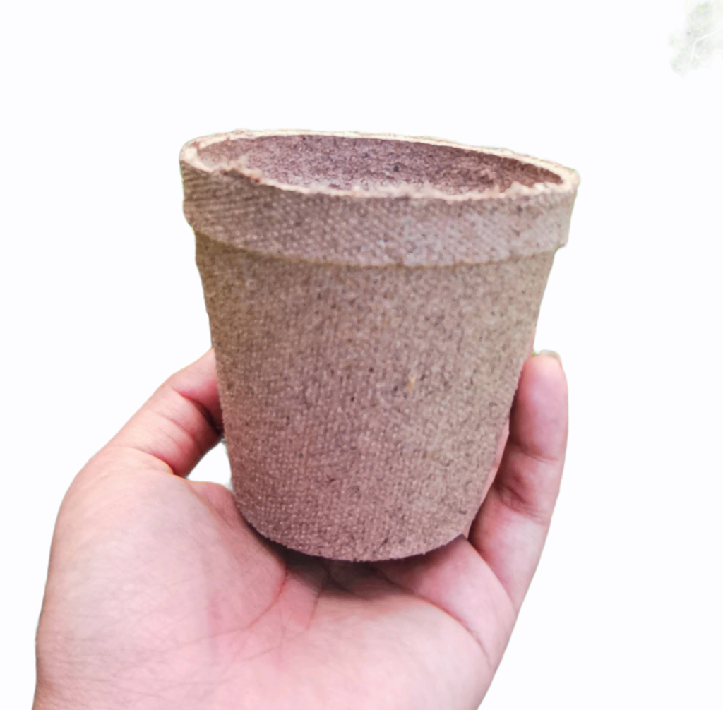 Maceta biodegradable para germinación 8cm - Huertea