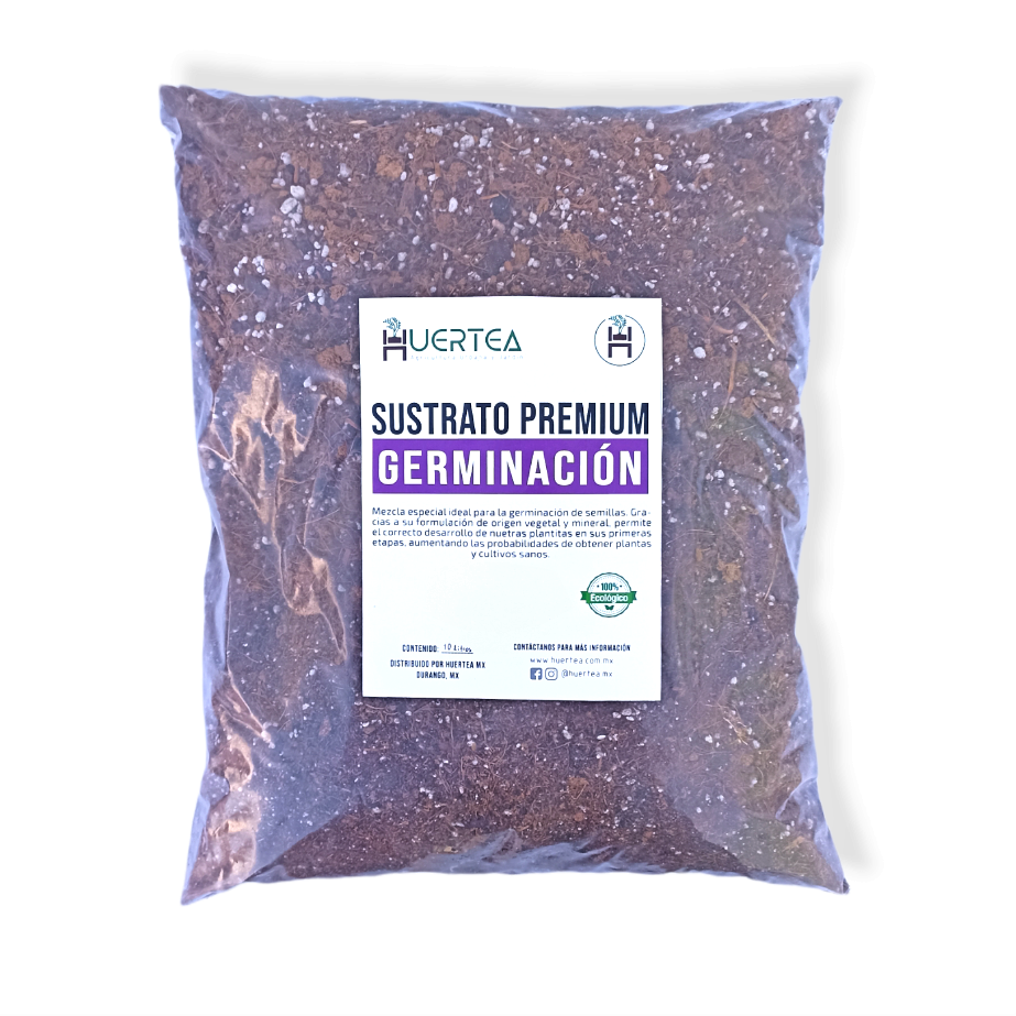 Sustrato Premium para Germinación, 10 litros - Huertea