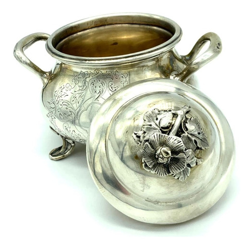 Exclusiva Azucarera De Plata Sellada Alvear.ar