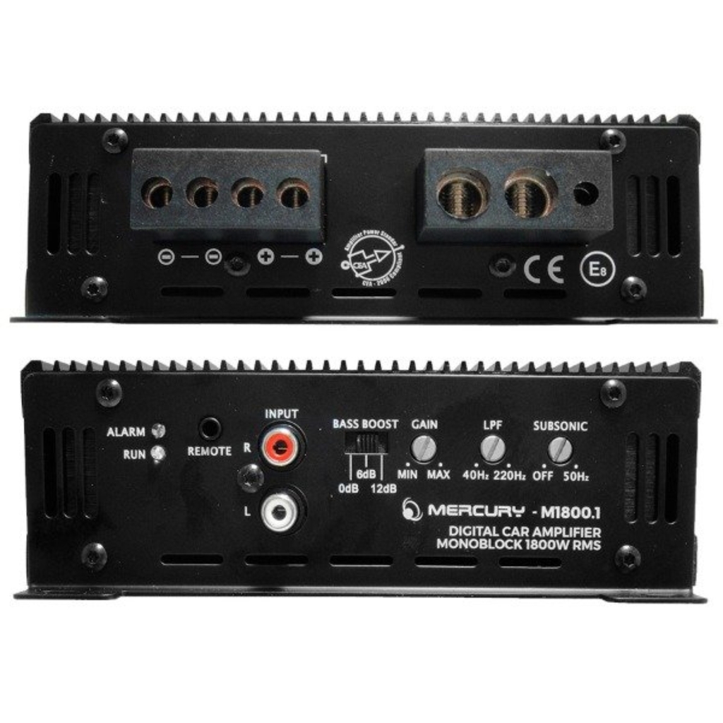 Amplificador 1 canal MERCURY M-1800.1 / 1800 Wrms