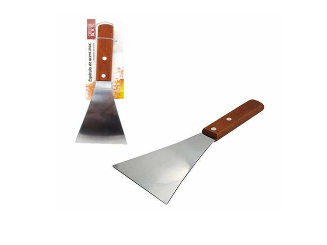 Espatula Multiuso Mango Madera - Crystal Rock