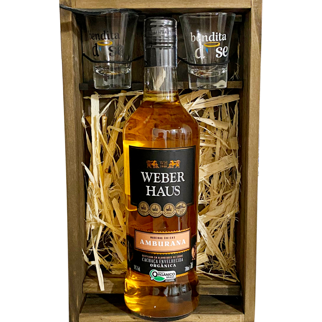 Kit Bendita Dose/Weber Haus Amburana 700ml + 2 copos 50ml